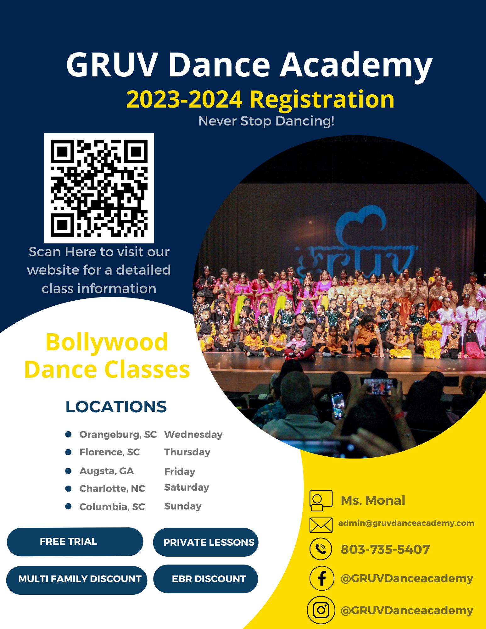 Class Calendar - GRUV Dance Academy